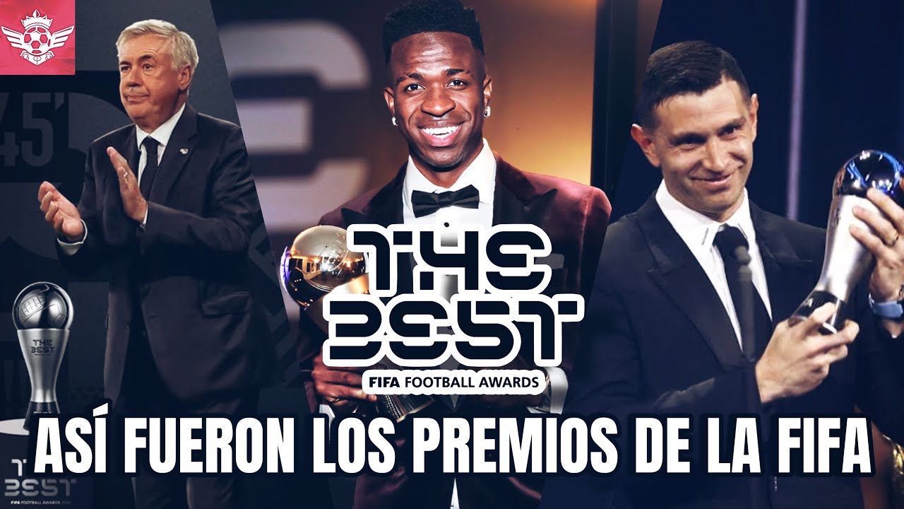 Así FUERON los Premios THE BEST 2024 - VINICIUS JR recibe el Premio ...