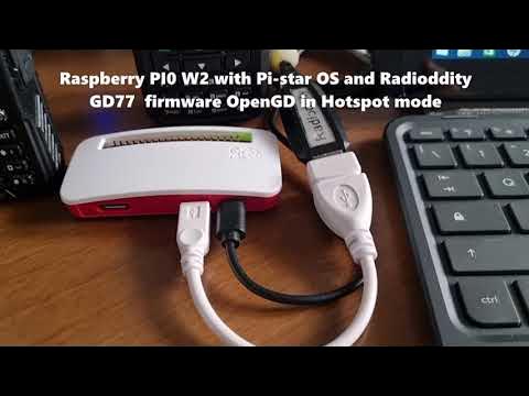 OpenGD77 - DMR hotspot, Raspberry PI, Pistar, Radioddity GD77 and Baofeng RD5R - YouTube