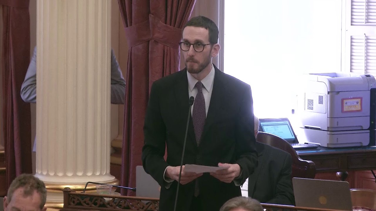 Senator Wiener Adjourns in Memory of Soni Wolf - YouTube