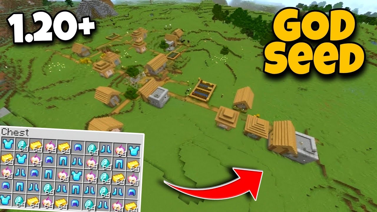 🔥[GOD SEED] Minecraft Bedrock And Pocket Edition | Seed Minecraft 1.20 ...