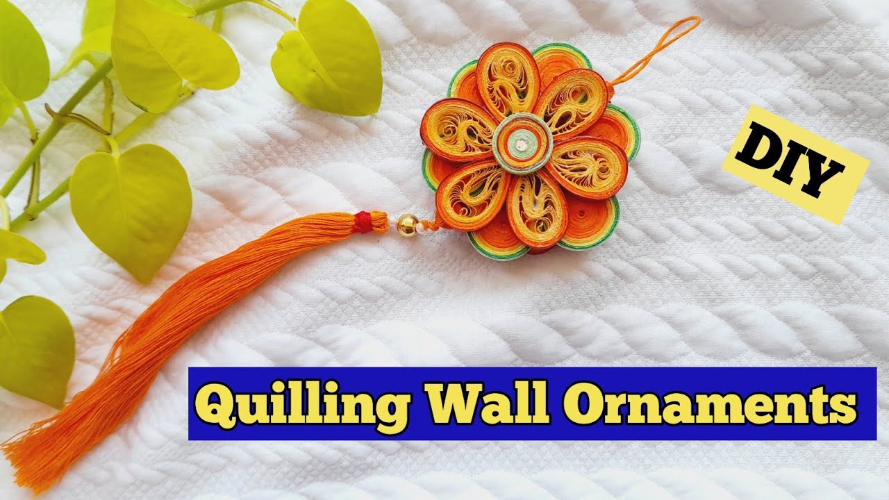 Quilling Car Hanging / Quilling Wall Hanging - YouTube