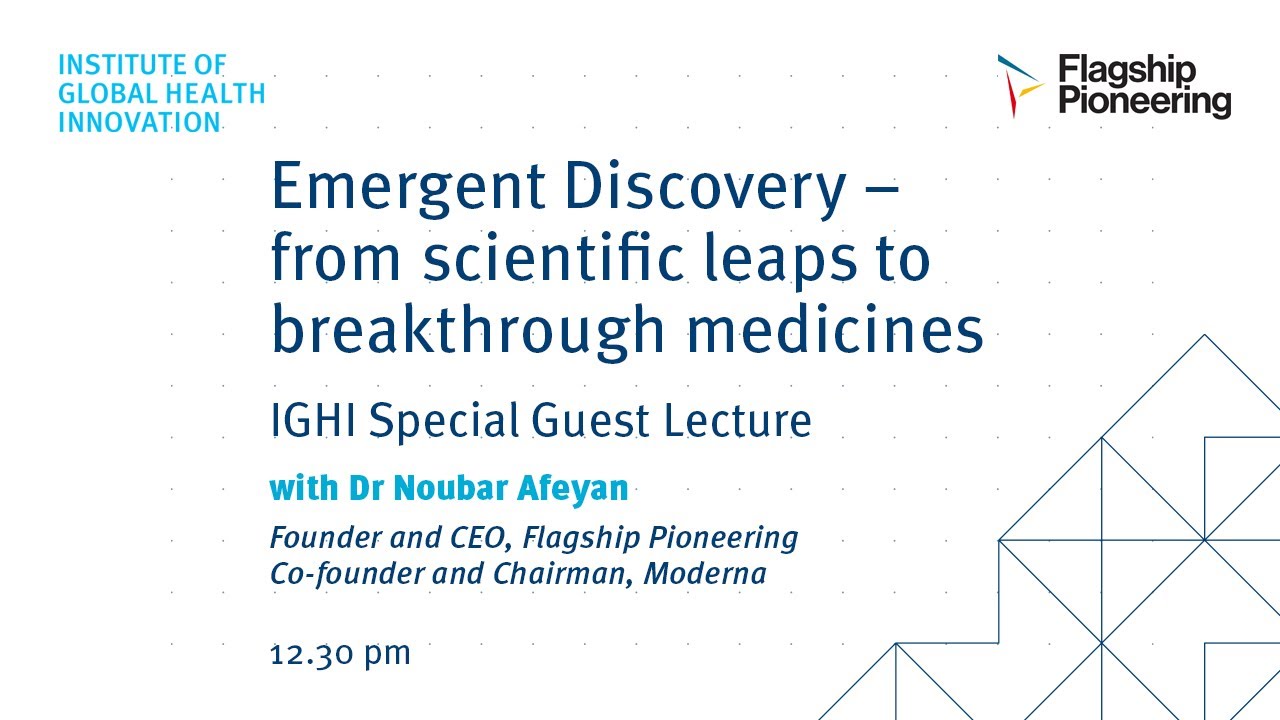 IGHI Special Guest Lecture: Emergent Discovery – from scientific leaps ...