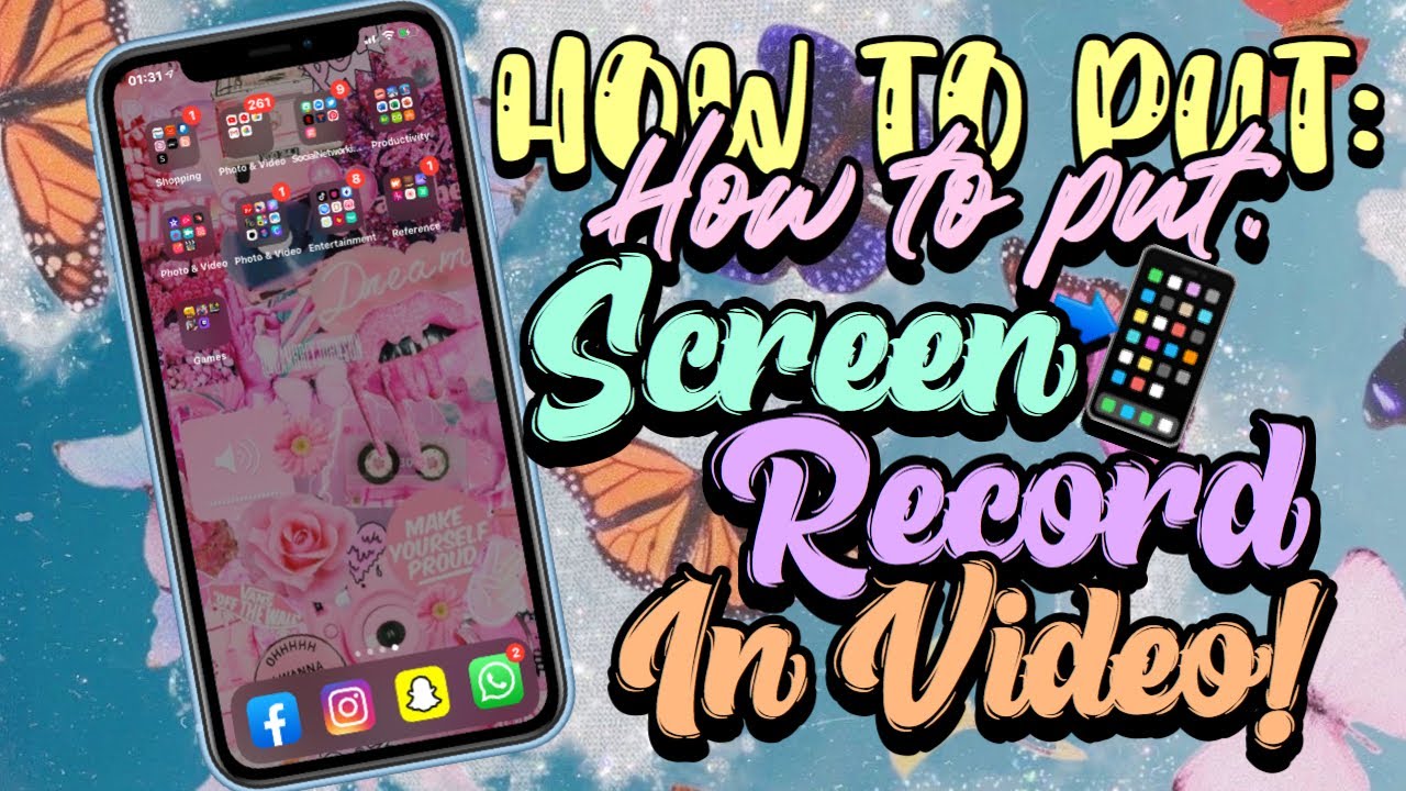 HOW TO PUT SCREEN RECORDING INTO YOUR VIDEOS 2020 YouTube how-to-put-screen-recording-into-your-videos-2020-youtube