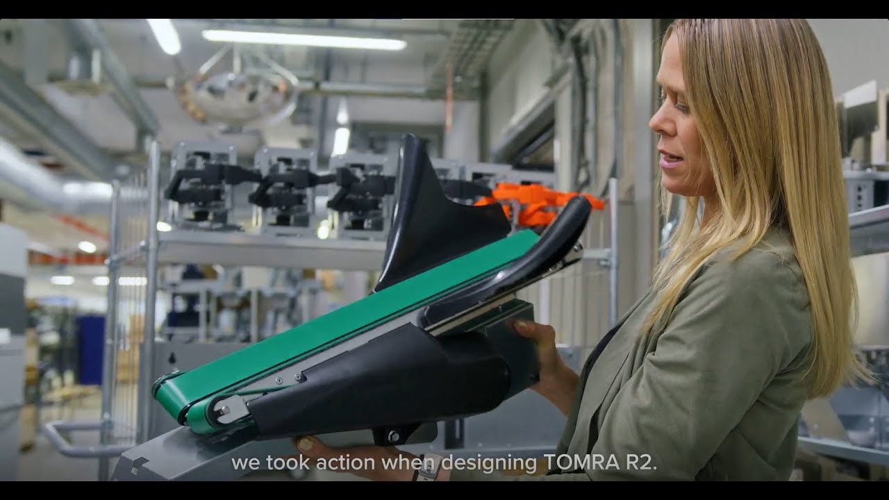 Sustainability innovations in the design of TOMRA R2 - YouTube