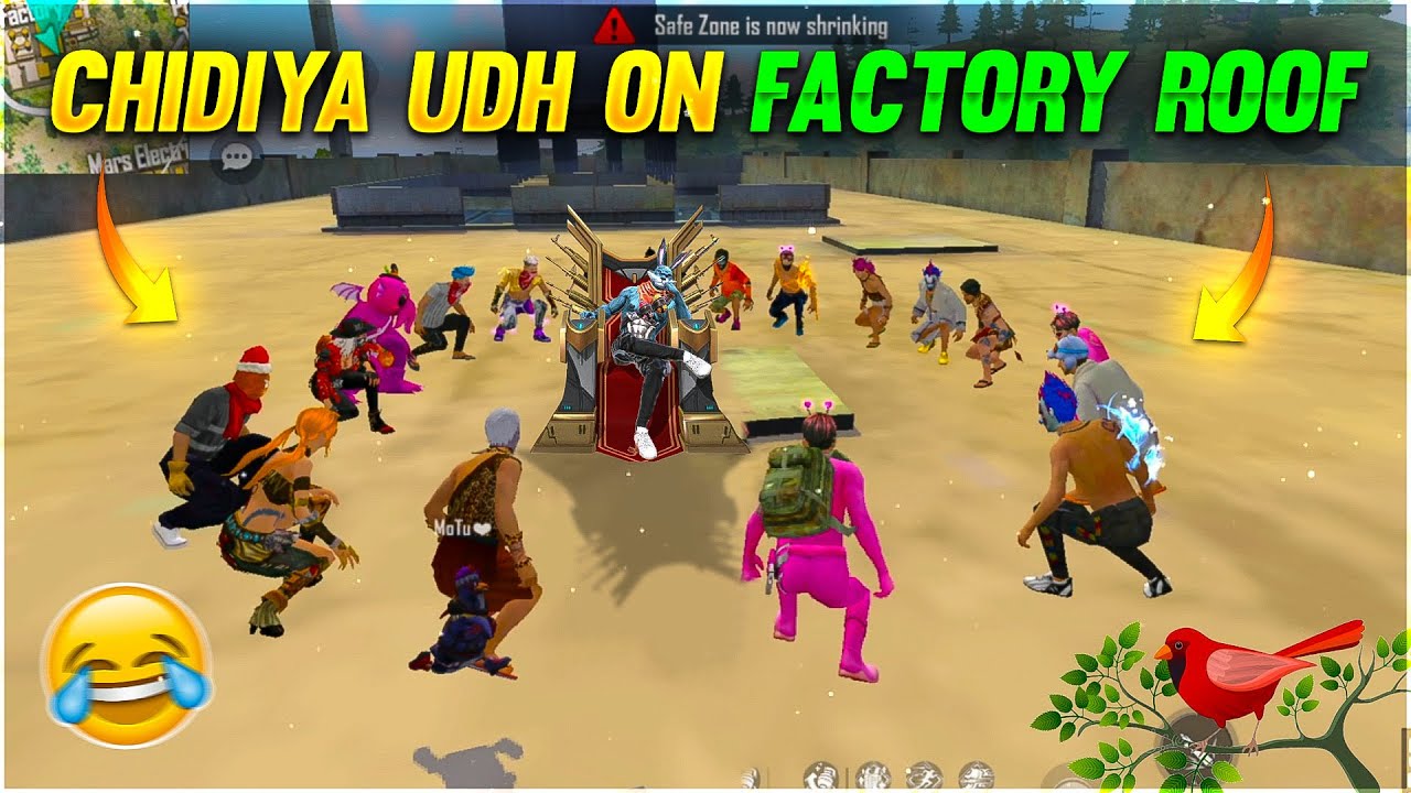 Playing Chidiya Udh🤣With 49 Chimkandis On Factory Roof 😲Full Masti ...