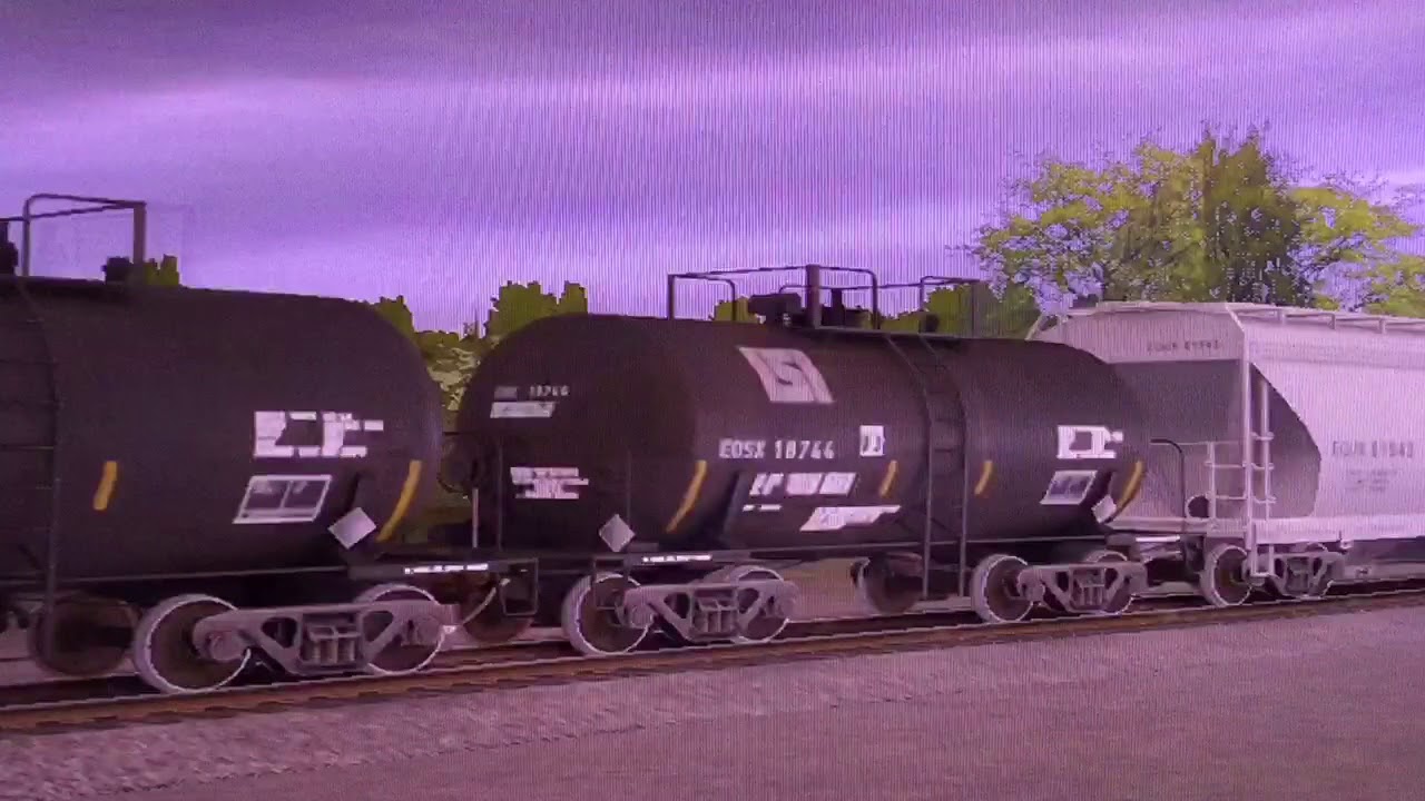 TVRM 610 And Southern 630 Pulls A 19-Car Freight Train - YouTube