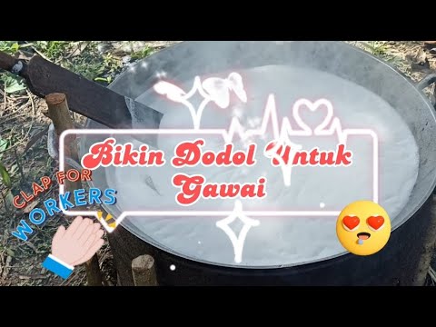 Masak Dodol Untuk Gawai Nosu Mino Podi | Mpori sowi - YouTube