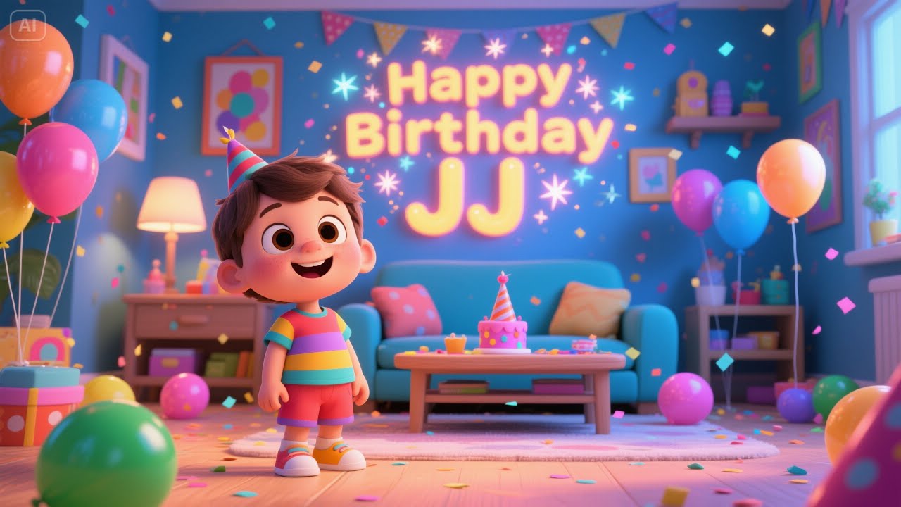 JJ’s Surprise Party – Birthday Bash! | Popular Kids Song | Educational ...