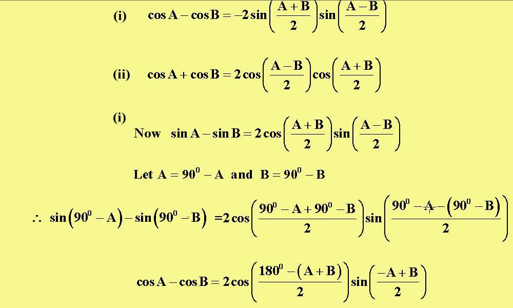 Derivation Of CosA cosB And CosA cosB YouTube