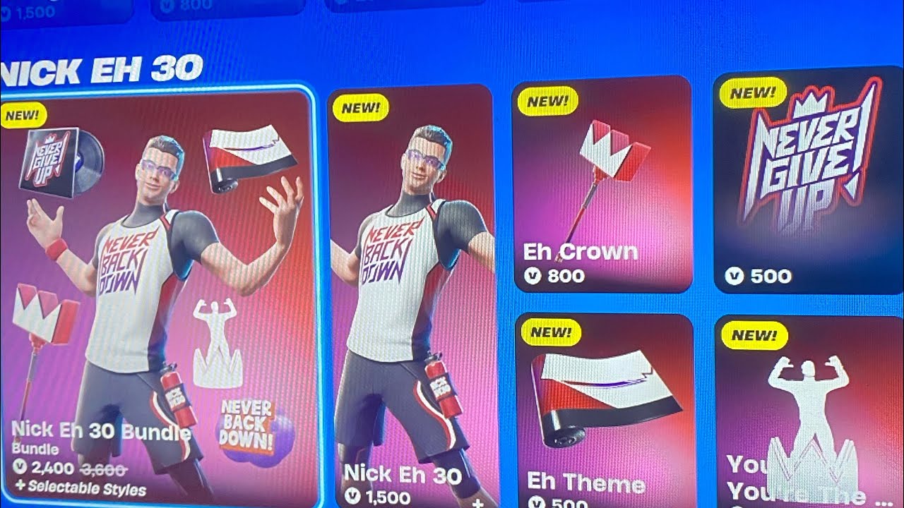 NEW NIK EH 30 SKIN Fortnite item shop 16tj June 2024 - YouTube