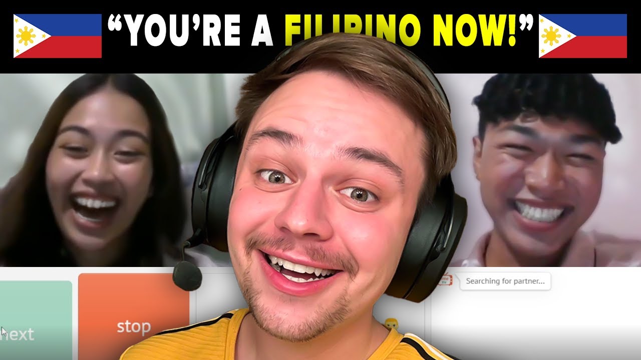 Canadian Impresses STRANGERS with Fluent FILIPINO on OmeTV! - YouTube