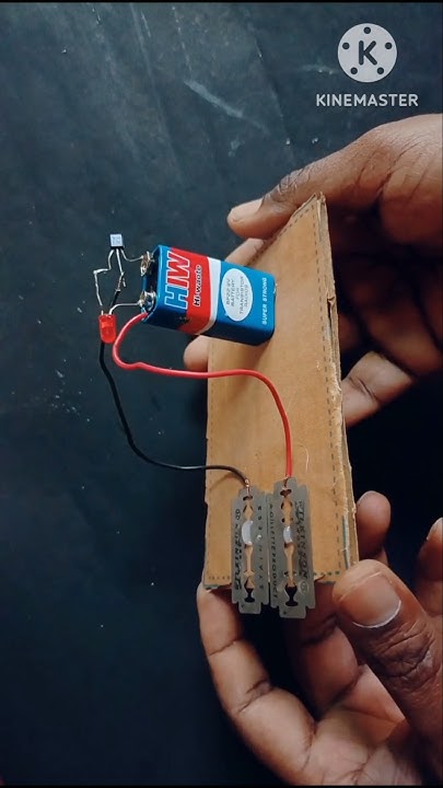 How to make simple touch sensor circuit/how to make simple electronic circuit #shorts - YouTube