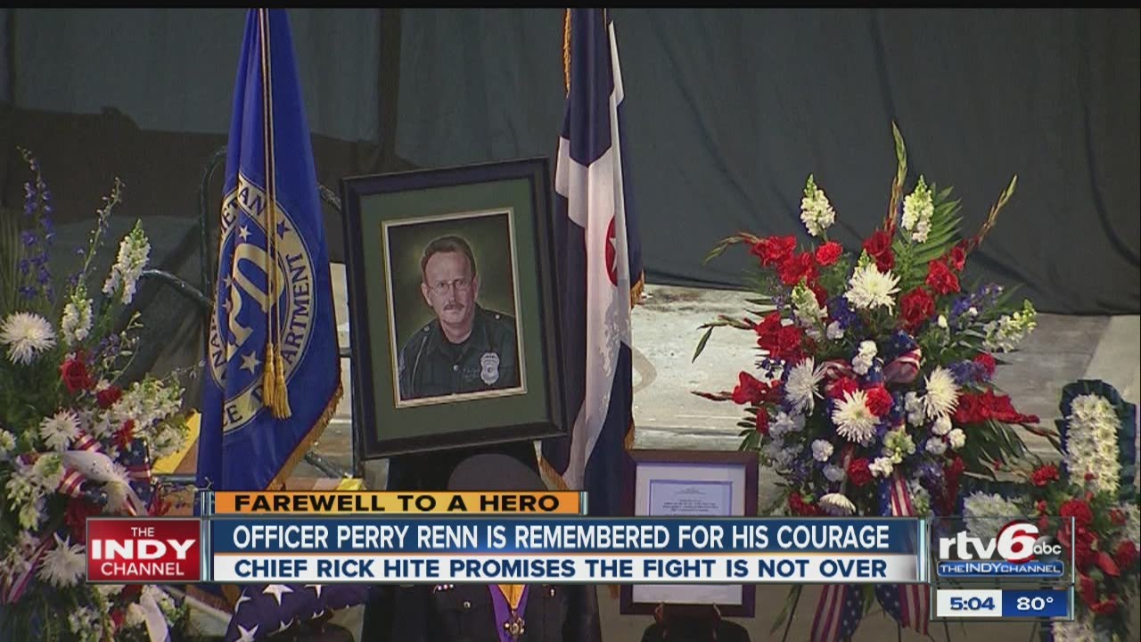 Ofc. Perry Renn remembered as heroic, selfless - YouTube