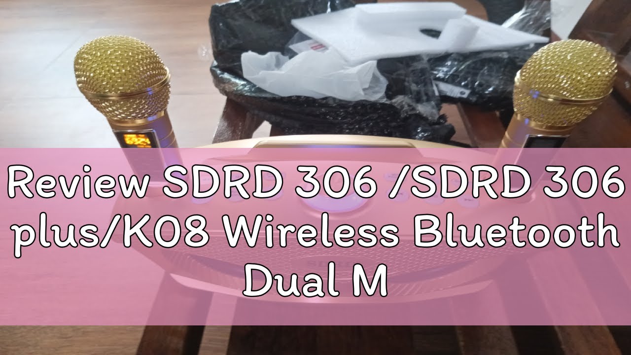 Review SDRD 306 /SDRD 306 plus/K08 Wireless Bluetooth Dual Microphone ...