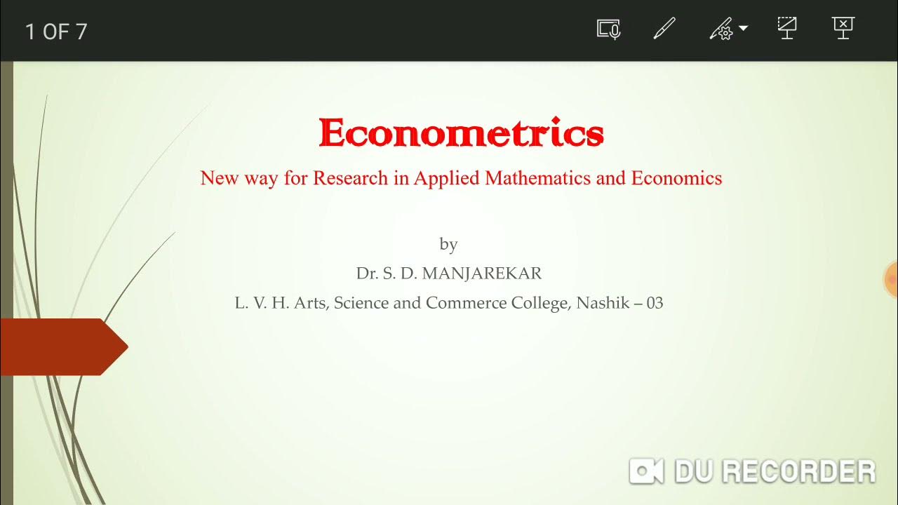 Econometrics - YouTube