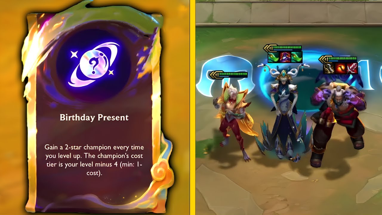 Birthday Present = Free 3 Star 5-cost Legendary⭐⭐⭐! | TFT Set 11 - YouTube