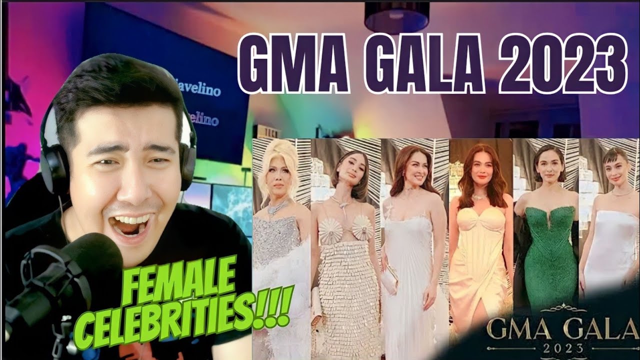 [REACTION] GMA Gala 2023: The 'Sparkling' RED CARPET with the Kapuso ...