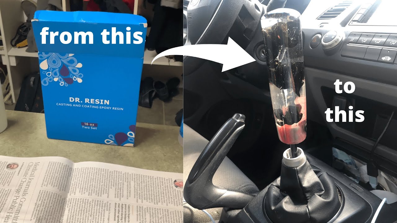 I Turned Epoxy Into This!?(How to Make a Gear shift knob) - YouTube