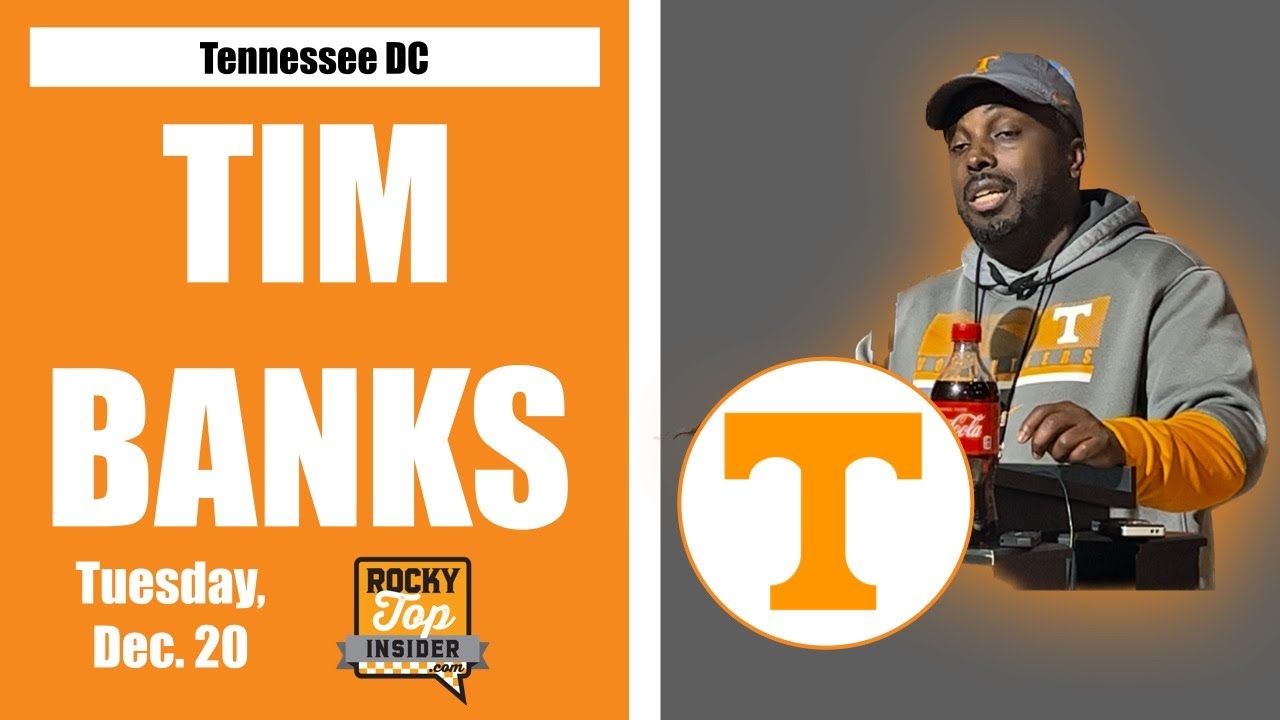 Tennessee DC Tim Banks Talks Clemson Preview, Jeremy Banks, Health of ...