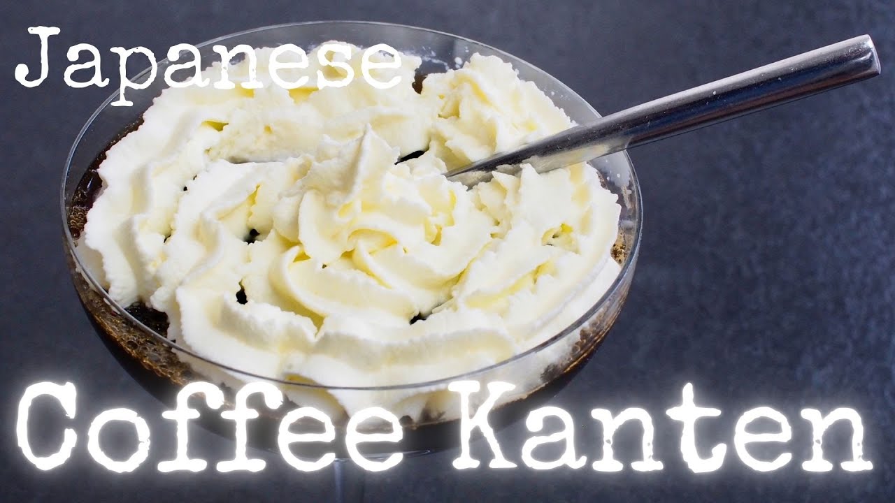 Delicious Coffee Kanten/Jelly/agar agar with Cream recipe by ...