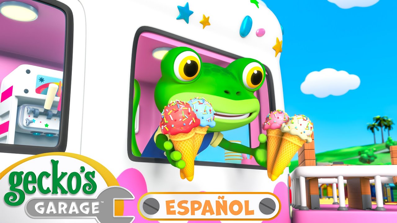 Ice Cream Garage Band 🦎GECKO'S GARAGE | Super Kids Cartoons & Songs ...