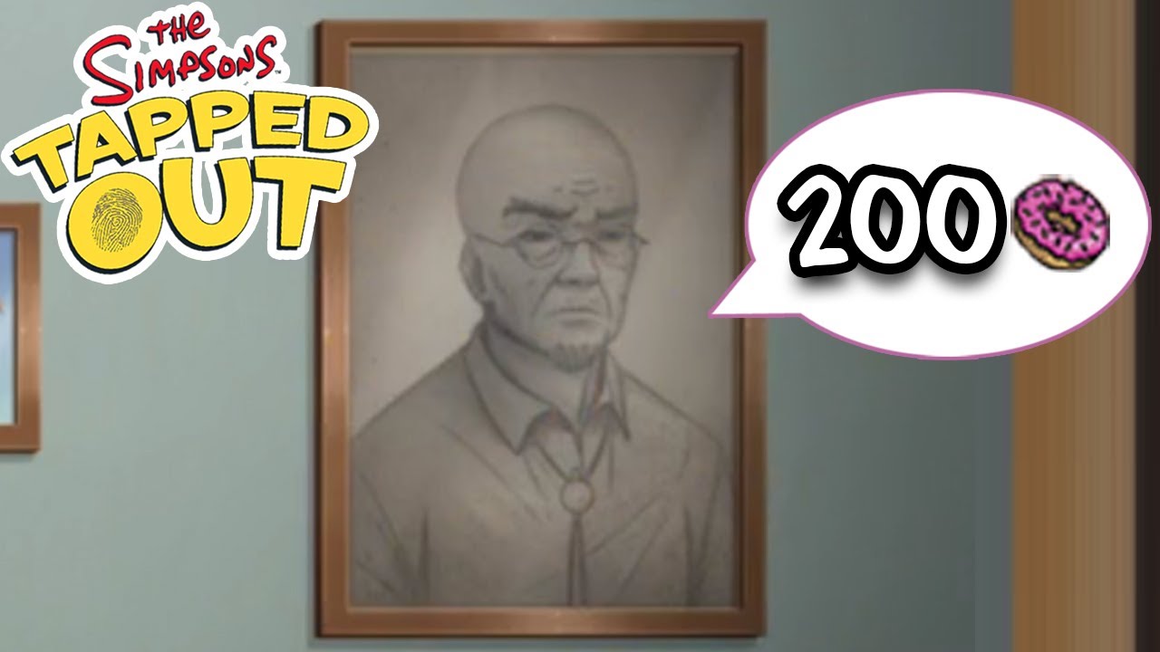 The Simpsons: Tapped Out - Mirror Grampa - 200 Donuts (Limited Time ...