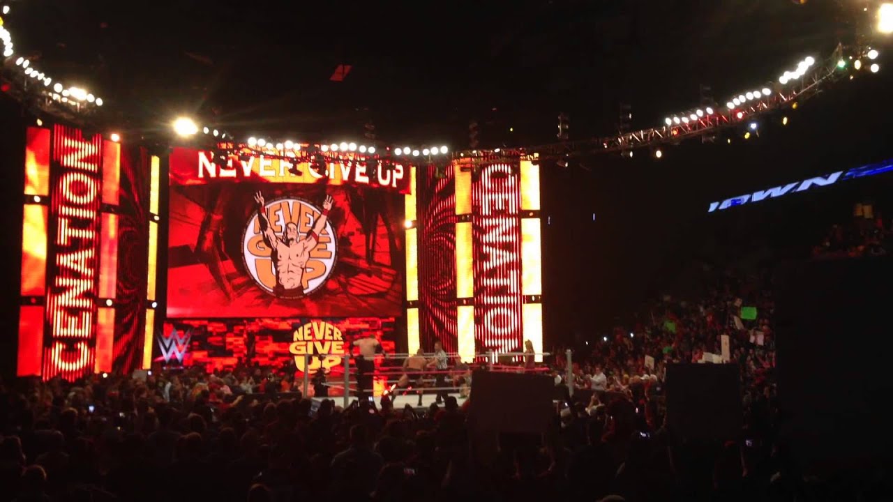 WWE SmackDown - John Cena & Dean Ambrose entrance (9-30-2014) - YouTube