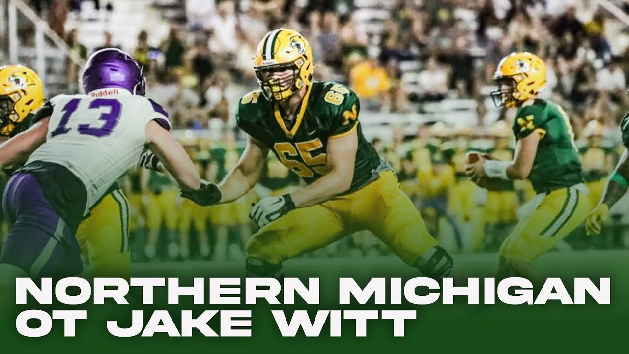 Northern Michigan OT Jake Witt - NFL Draft Spotlight Interview - YouTube