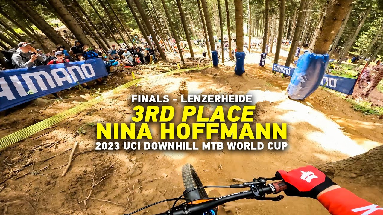 GoPro: Nina Hoffman - FINALS - 3rd Place Run | 2023 UCI Downhill MTB ...