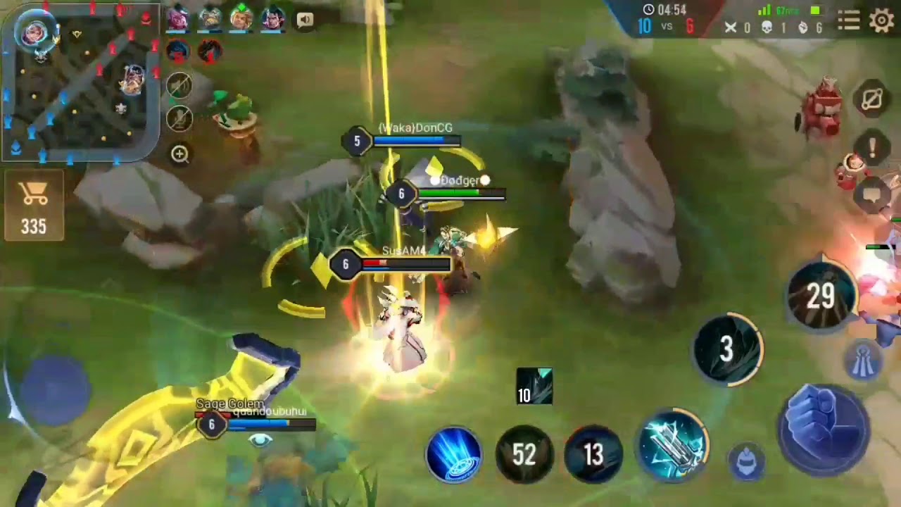 Guarantee the winning in 1 minute!. Capheny gameplay. Arena of valor. AoV. Rov. Lienquan. - YouTube