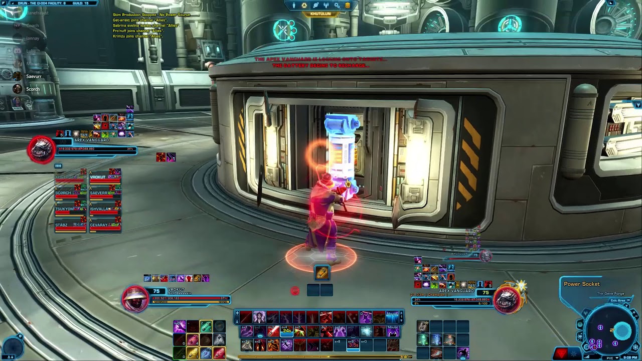 SWTOR 6.1 Apex Vanguard VM/HM - Battery Carrier POV (Assassin) - YouTube
