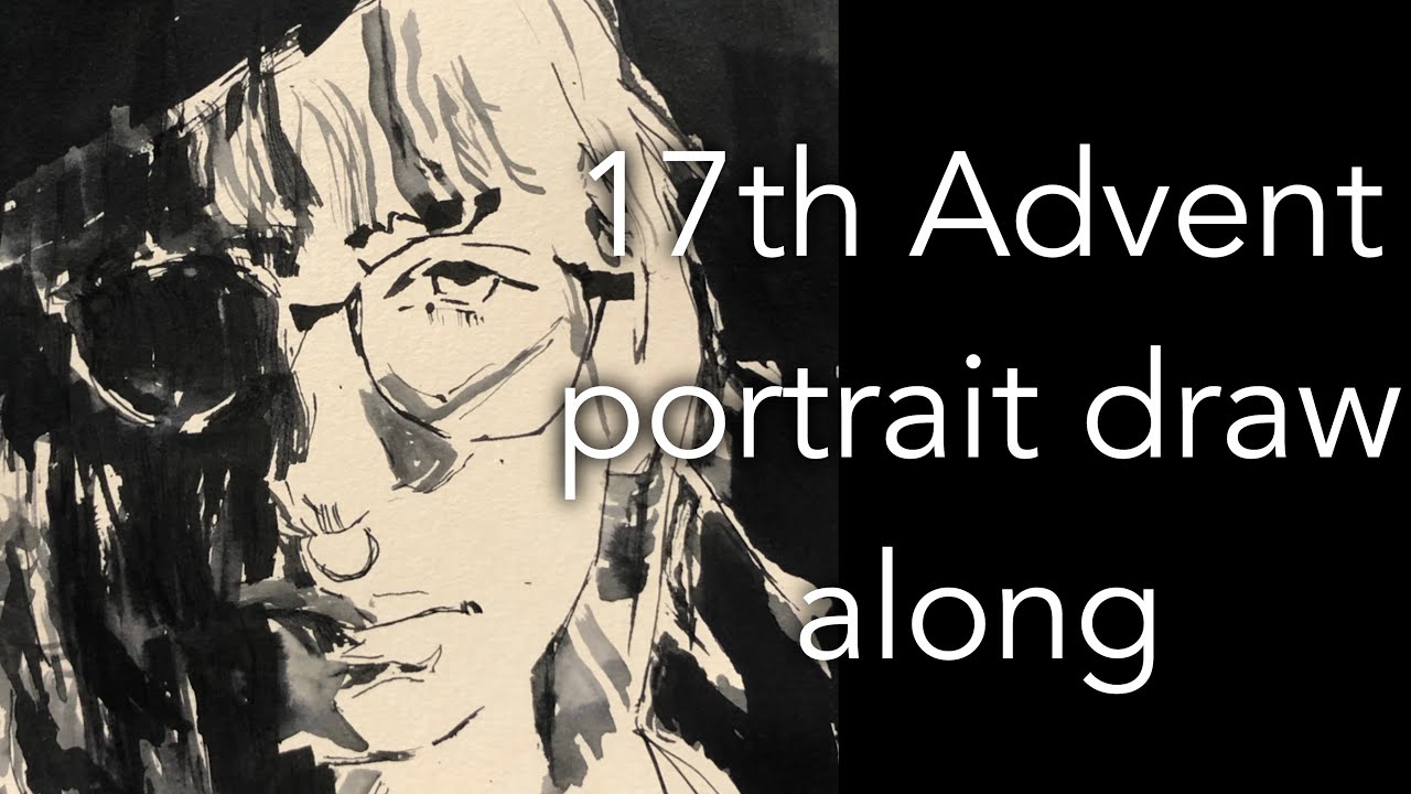 Syd - Sketch 17 of the advent 10 minute portrait series! - YouTube