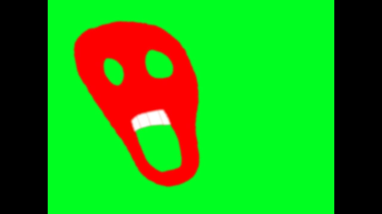 red face jumpscare green screen sound effect - YouTube