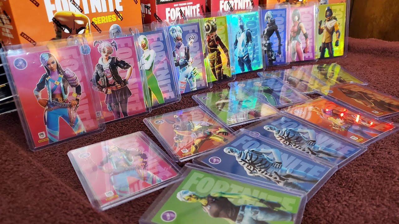Opening 40 Gamestop Clearance Fortnite Series 3 Card Packs | Pack ...
