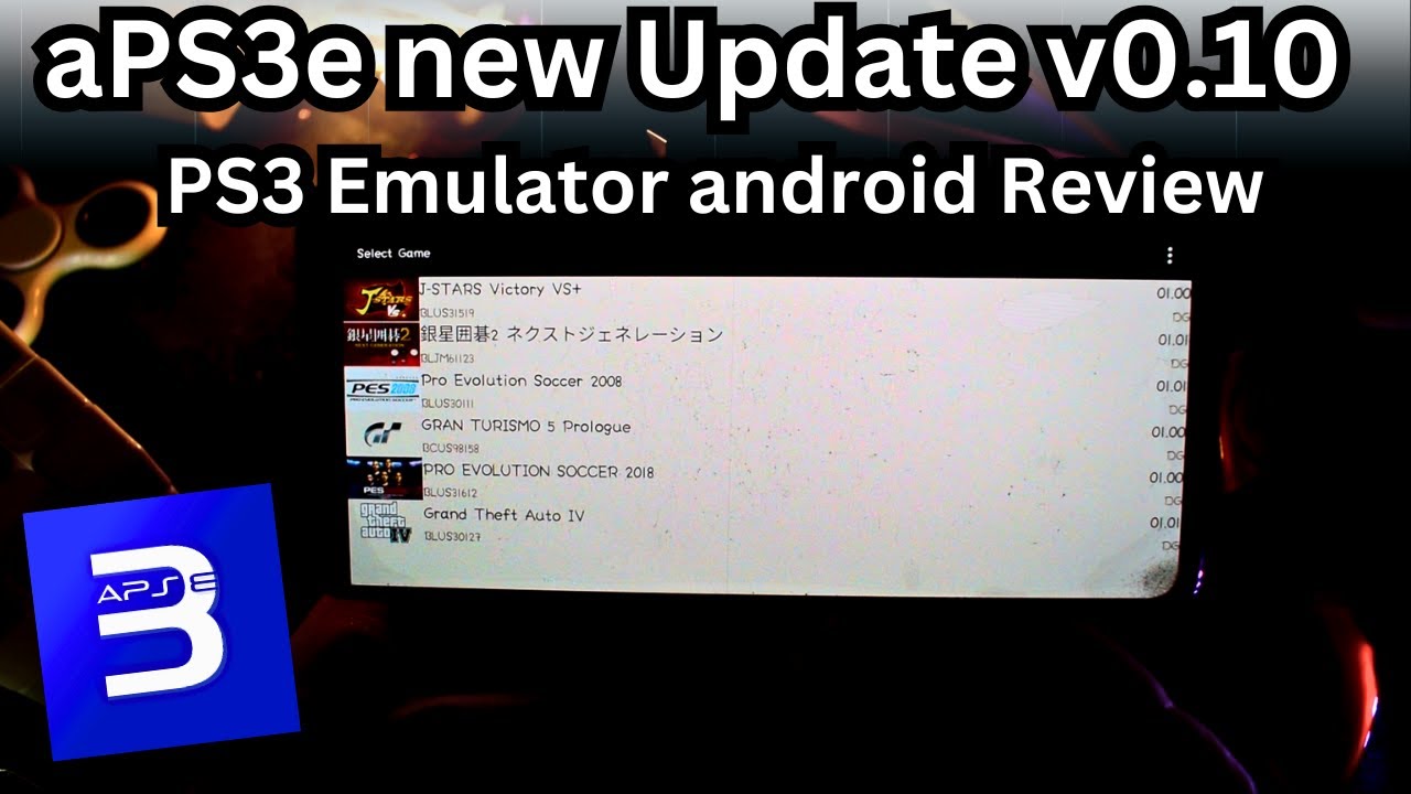 aPS3e new Update v0.10 - PS3 Emulator android Setup Guide / Gameplay / Review - YouTube