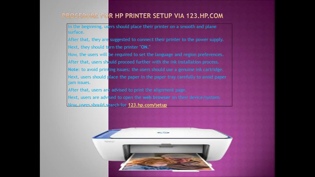 123.hp.com/setup | HP Printer Setup and Driver Download - YouTube
