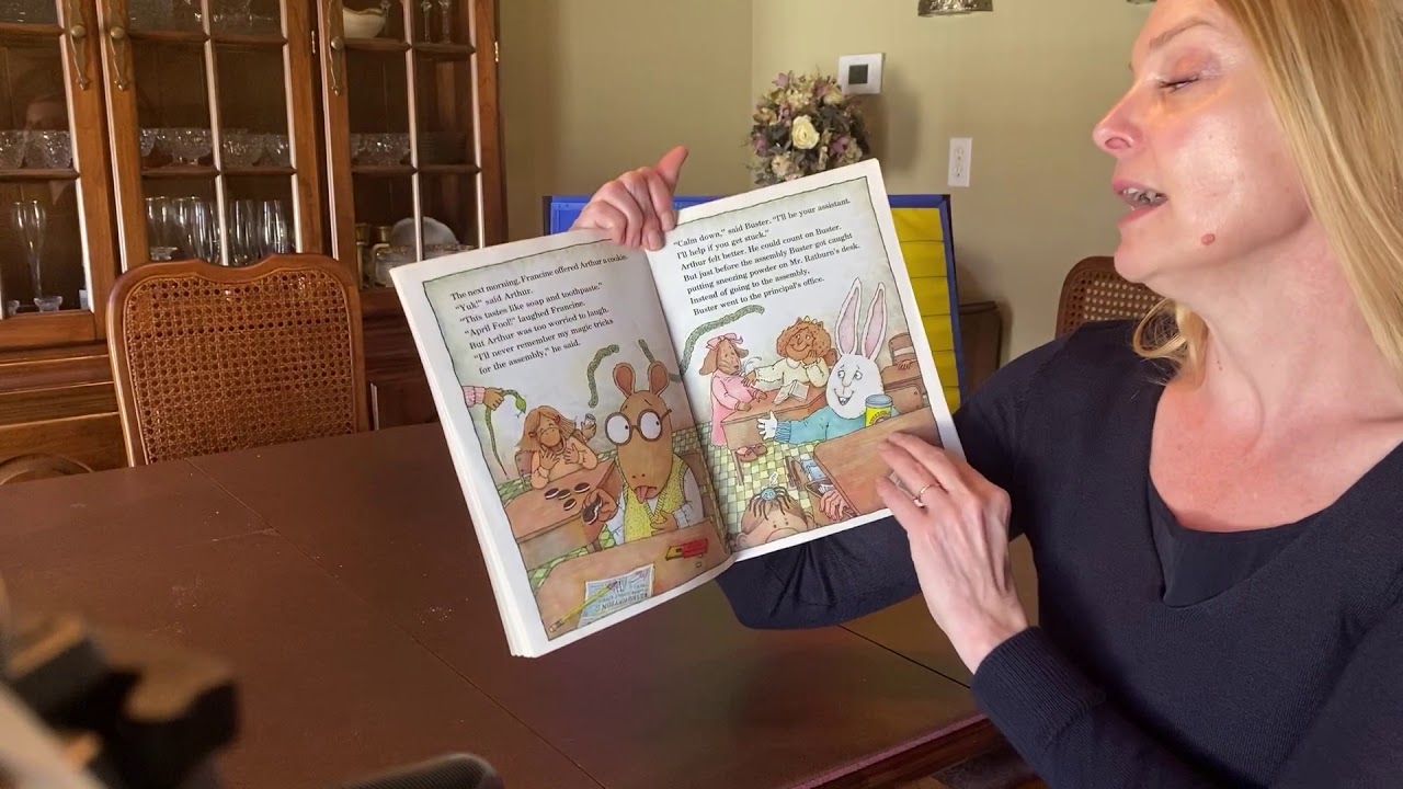 Mrs. Gardner reading "Arthur's April Fool" by Marc Brown! - YouTube