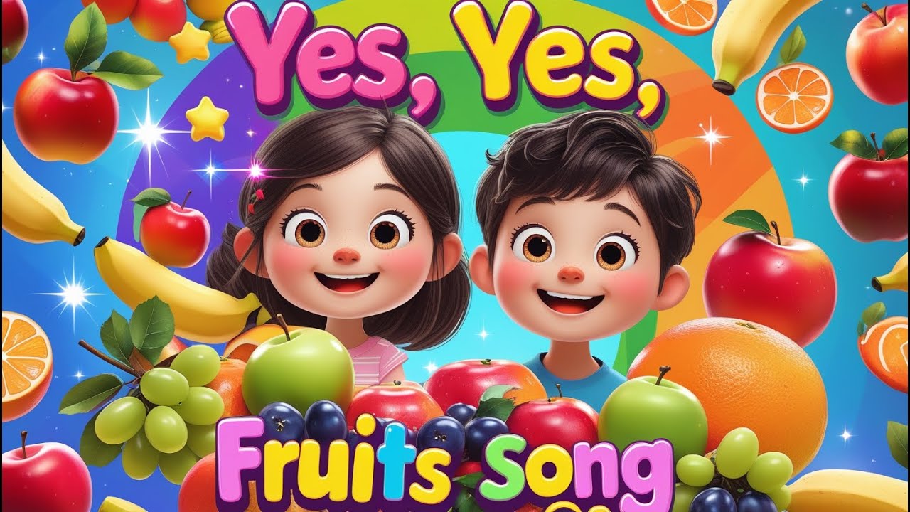 Yes, Yes, Fruits Song | Fun & Healthy Nursery Rhymes for Kids | Learn ...