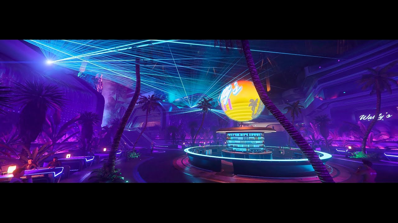 Star Citizen - Tour of The Commons & Promenade Timelapse at New Babbage ...