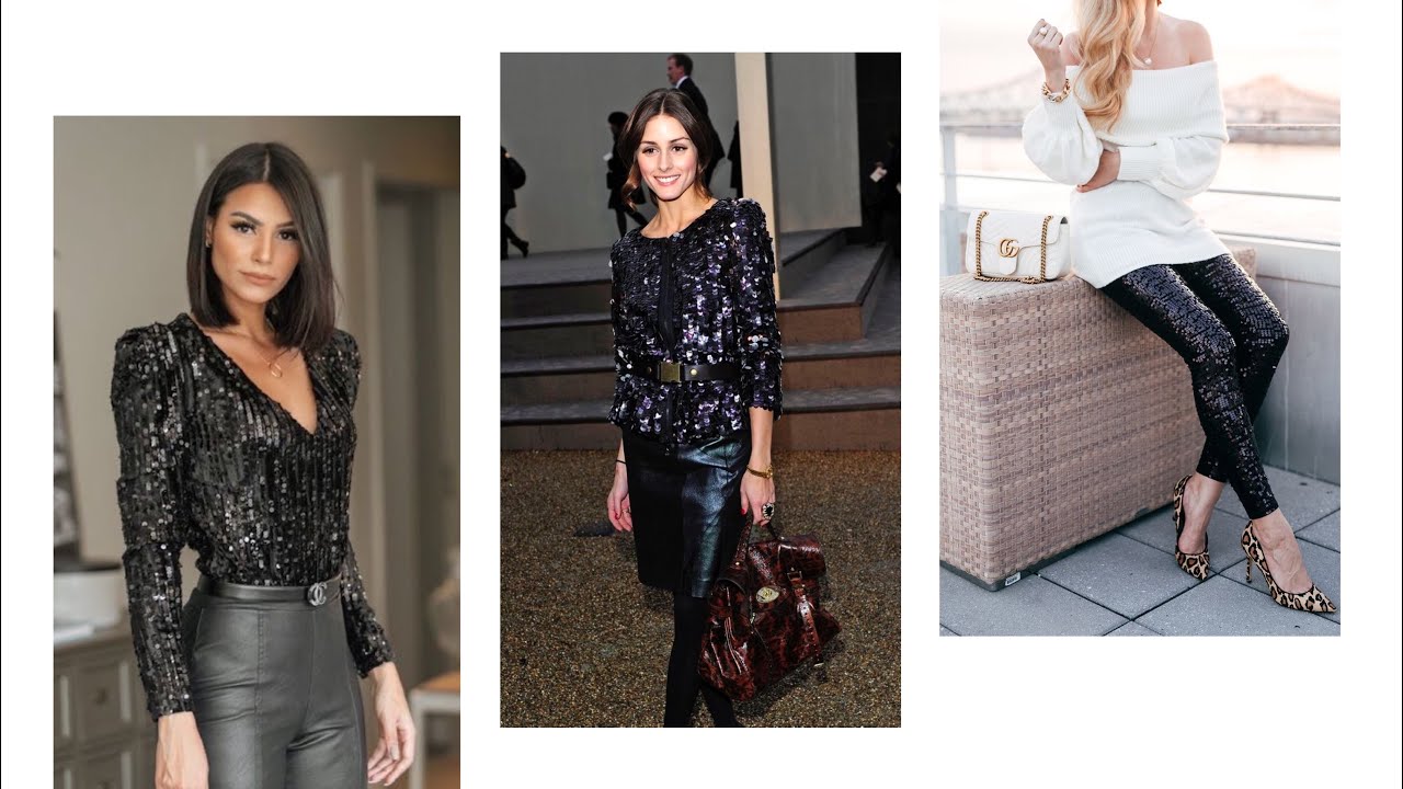 Beautiful Leather Sequin outfit Ideas For Girls For Every Type Of Event ...