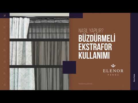 #perde #nasılyapılır Büzdürmeli Ekstrafor Kullanımı