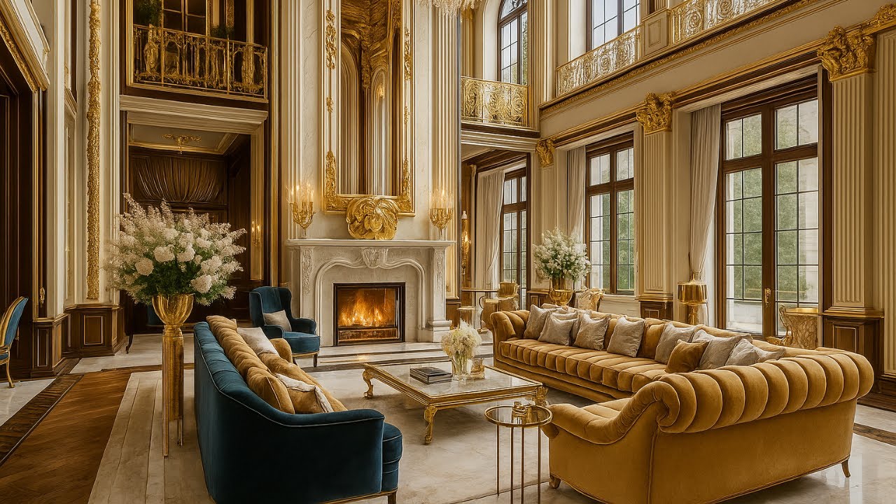 Where Elegance Lives | Grand AI-Generated Mansion Interior Walkthrough ...