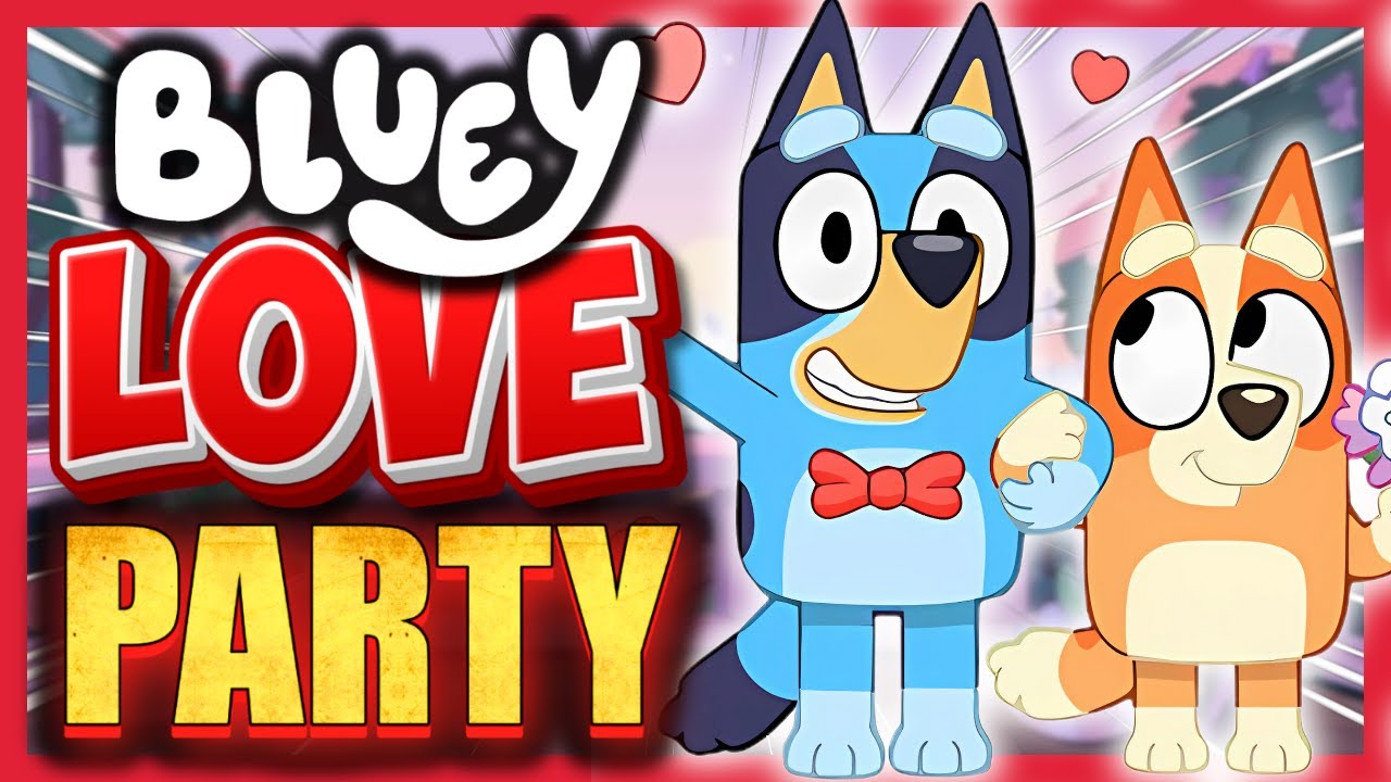 ️Valentine's Day Fun with Bluey: Would You Rather, Freeze Dance & Yoga ...