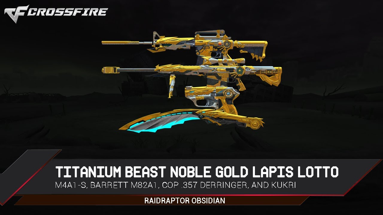 Titanium Beast Noble Gold (Lapis Lotto Gameplay) || CrossFire ...