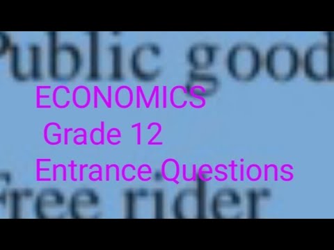 Economics important Questions&Answers Grade 12 Entrance Questions Unit ...