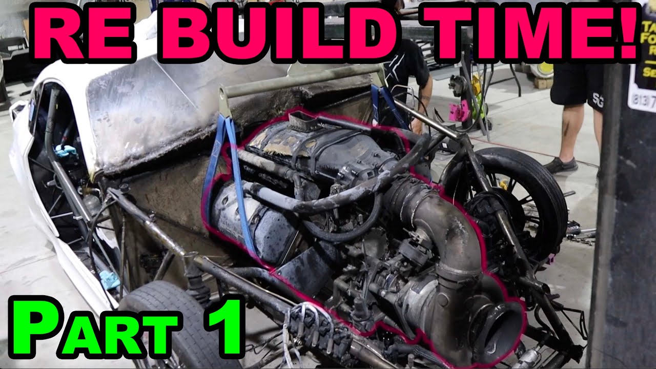 RE BUILDING A WHOLE CAR IN 4 DAYS! Cutting Everything off And Replacing ...