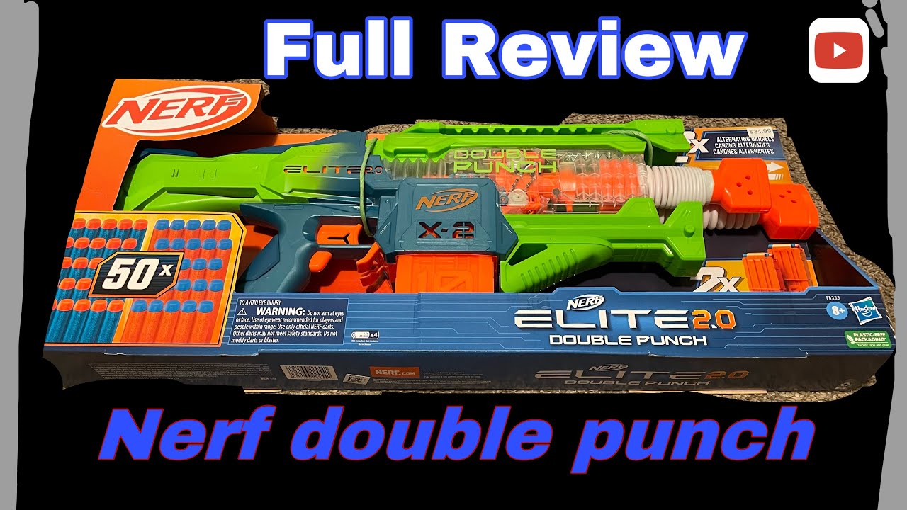 Nerf double punch Full review - YouTube