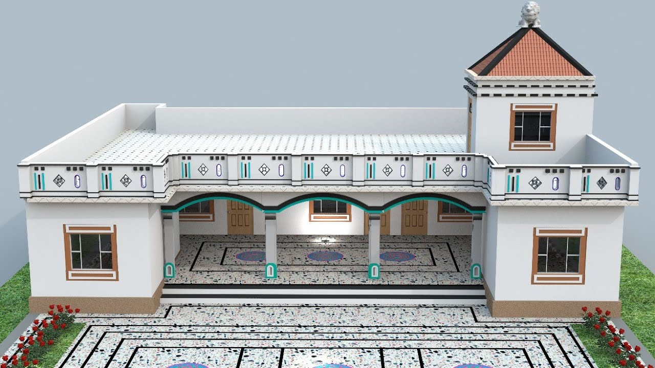 A Beautiful Village House design= Beautiful intror design=house design ...