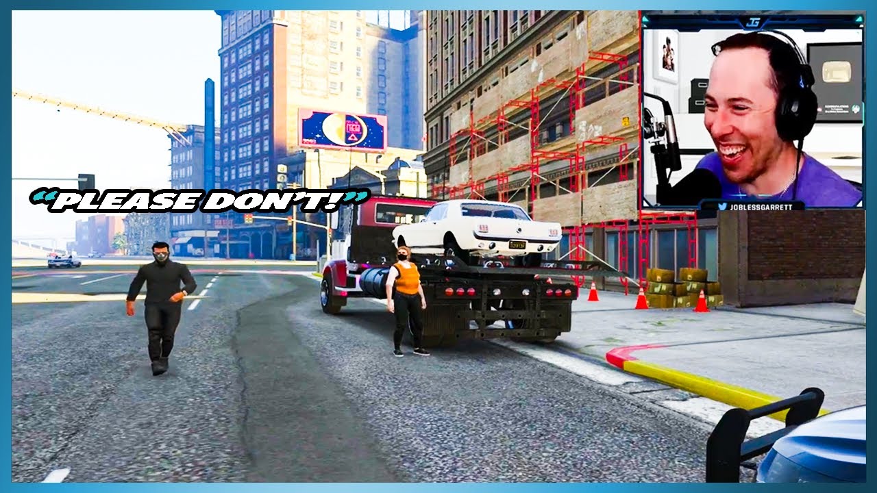 Pigeons POV of Garry Getting Hi Car Towed! (JoblessGarrett Reacts ...