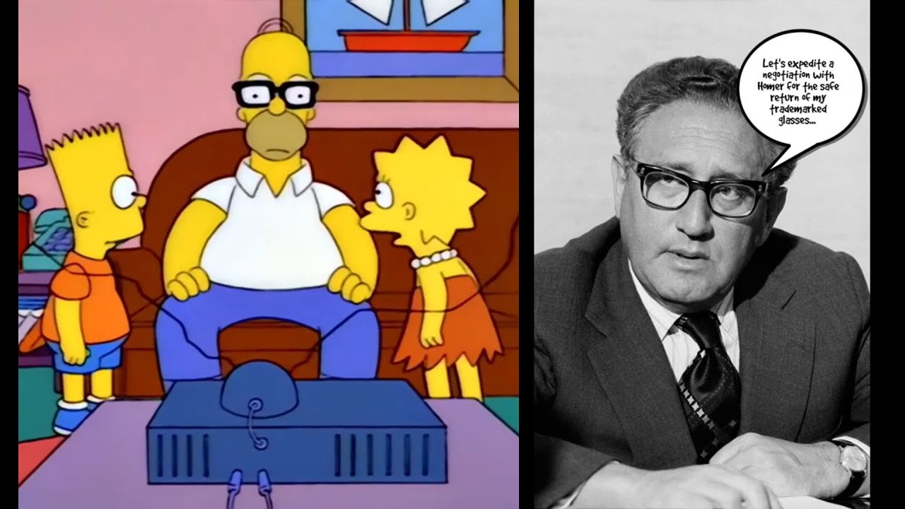 [The Simpsons] Homer Can't Get Enough of Henry Kissinger's Famous ...